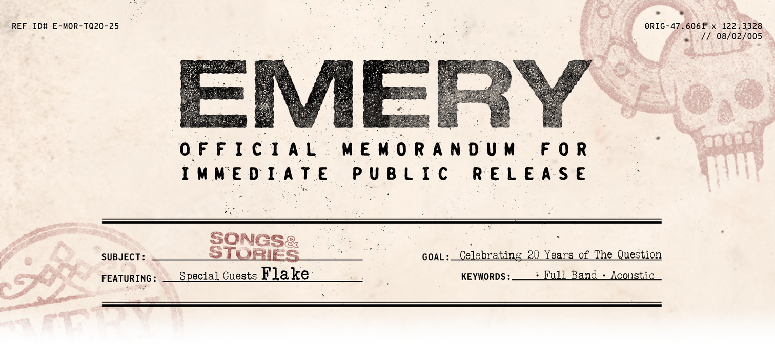 Songs & Stories – Emery